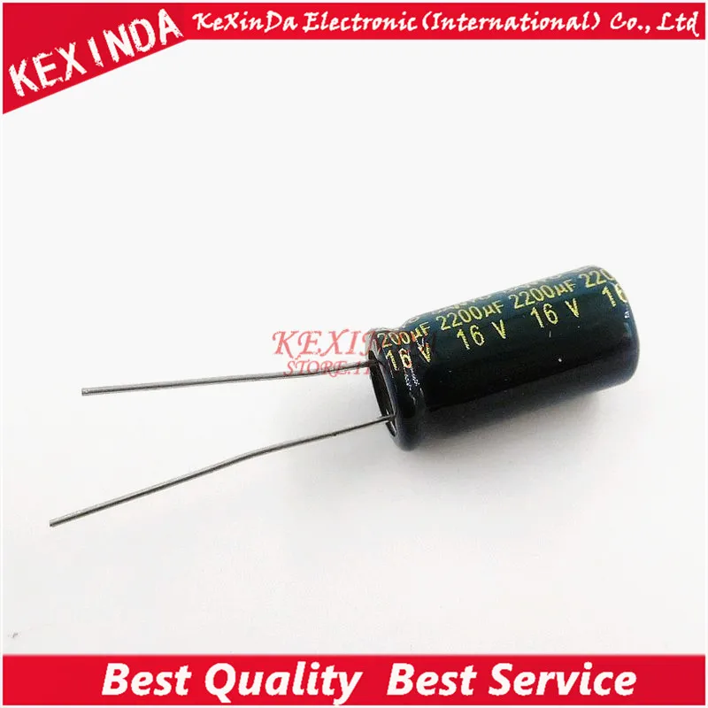 2200uF 16V 2200UF16V 105C Radial Electrolytic Capacitor 10*20MM 100pcs/lot Free shipping|lot lot ...