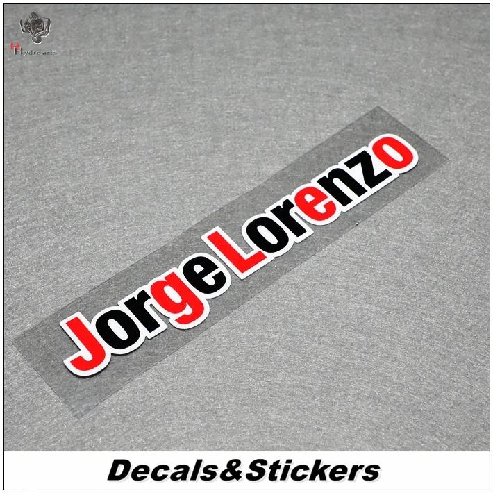 NO.L173 Jorge Lorenzo 3M Reflective Modified Stickers Car Glass ...