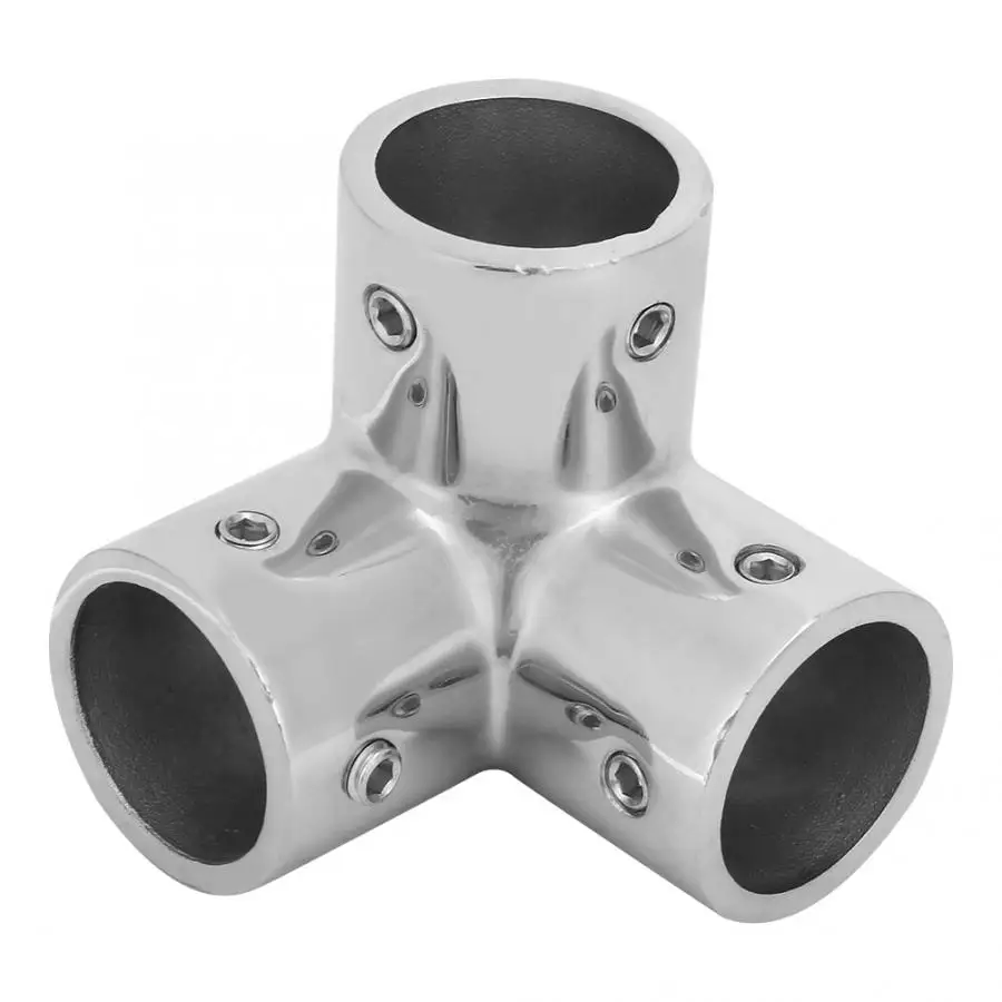 Quick couplings 3-Way Stainless Steel Corner Pipe Fitting Tube ...