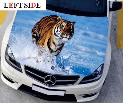 LEFT SIDE Car Stickers Creative HD inkjet 120*150cm Car Engine Hood ...