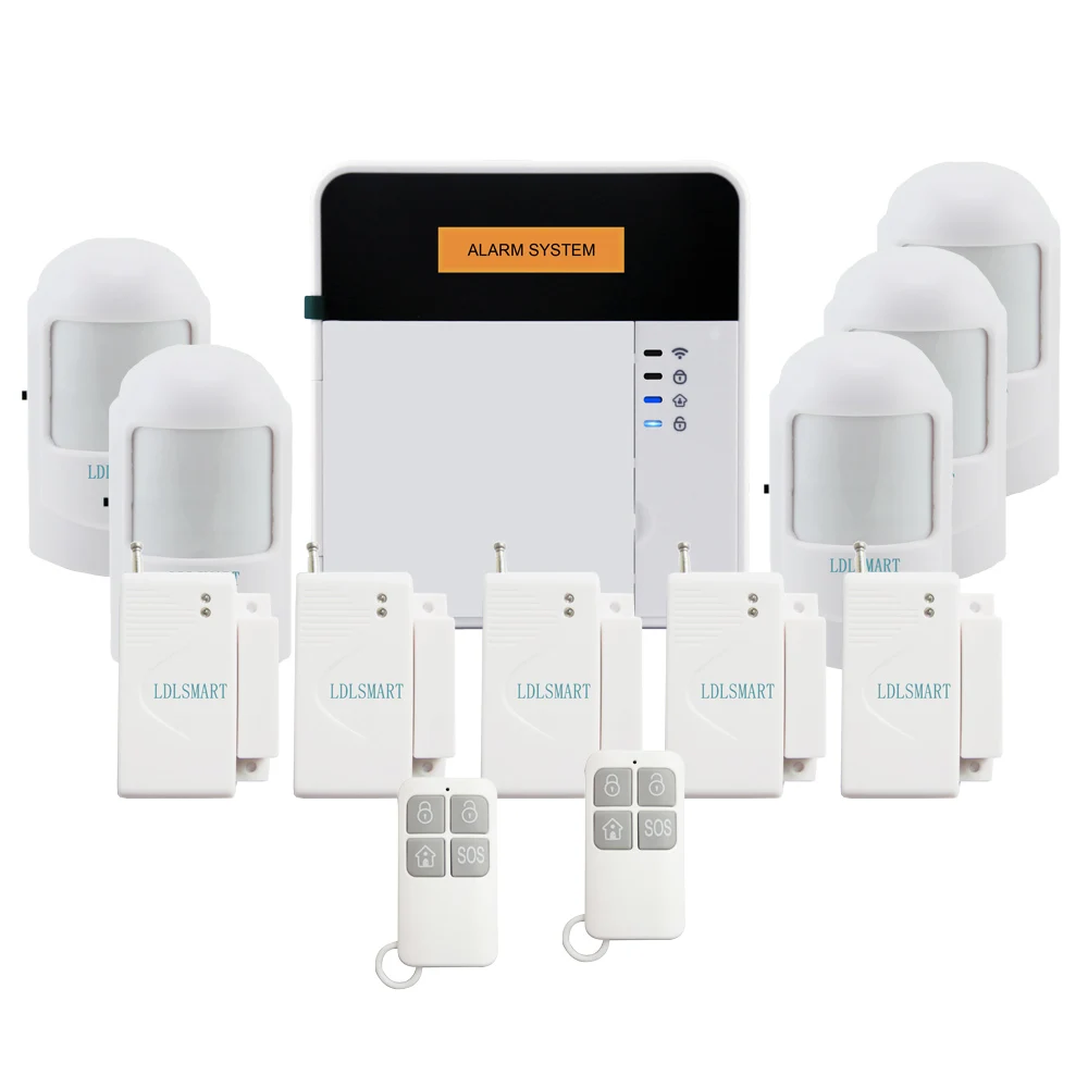 CE APP SMS WIRELESS FIRE ALARM MOTION SENSOR DETECTOR SECURITY HOME GSM ...