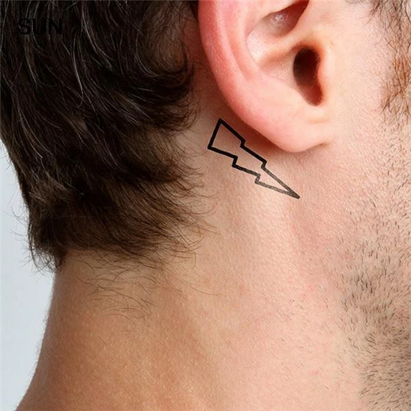 Flash Lightning Bolt On The Ear