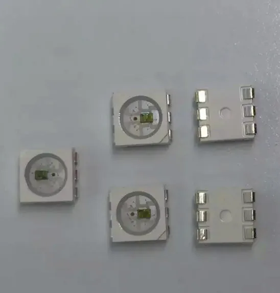 SK6822 RGB addressable led bead;series and paralle together full color ...