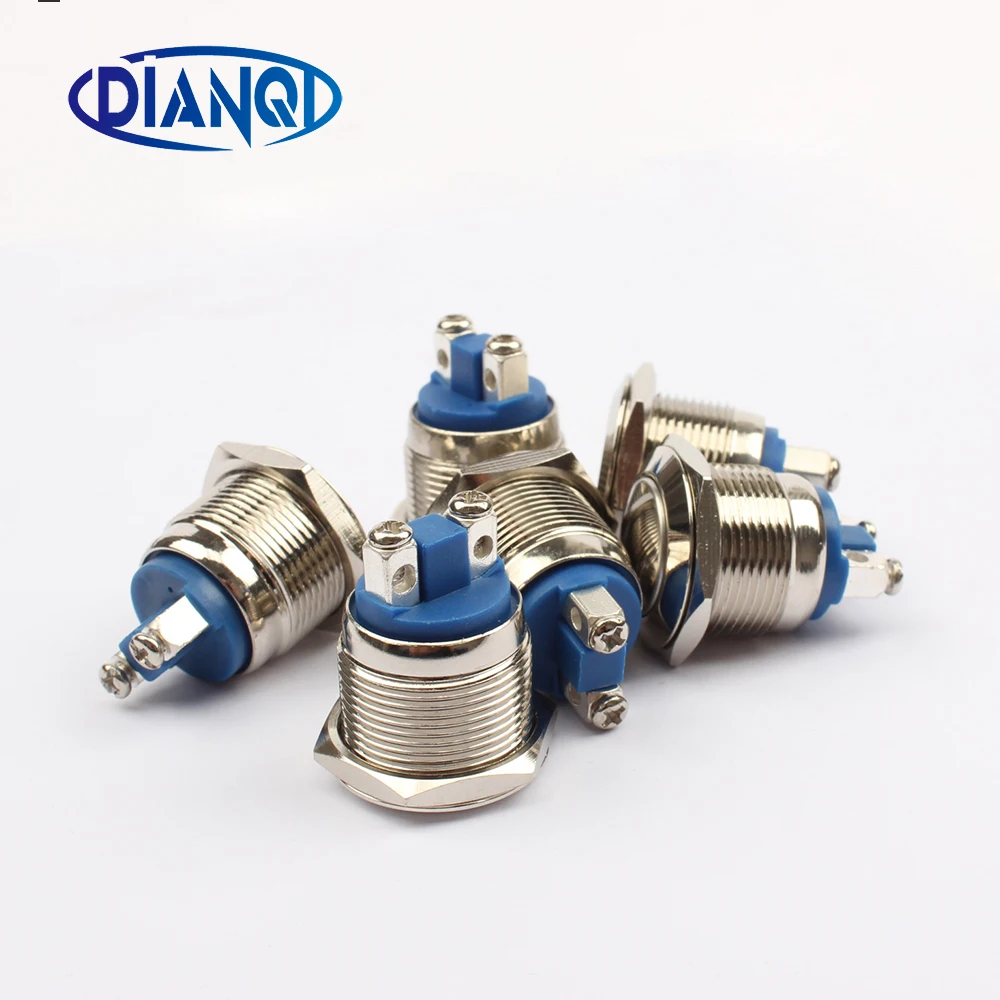 Hot sale 19mm push button switch ball high spherical head flat Domed ...