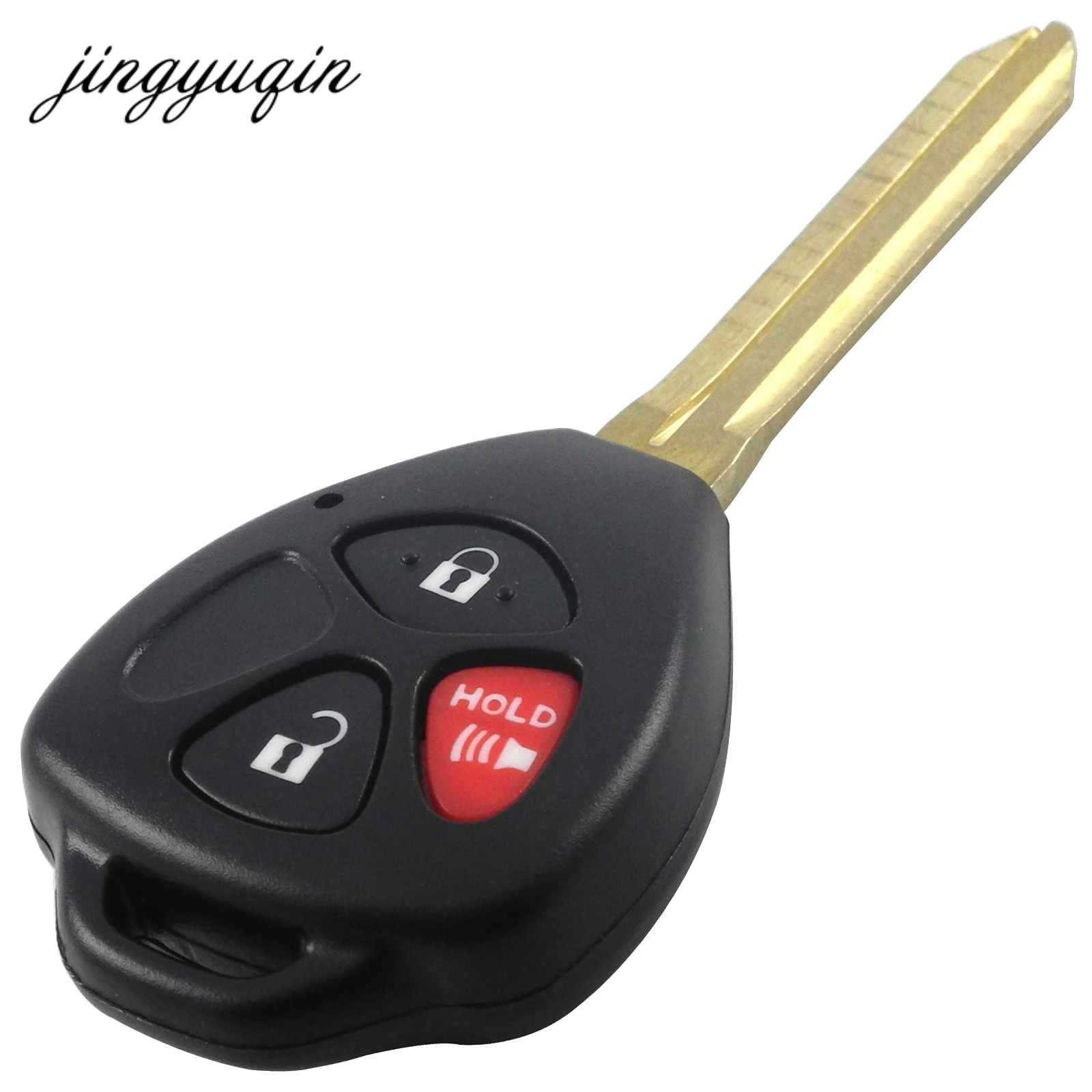 jingyuqin 10pcs/lot 3 Buttons Remote Uncut Black Flip Key Shell For ... jingyuqin 10pcs/lot 3 Buttons Remote Uncut Black Flip Key Shell For ...