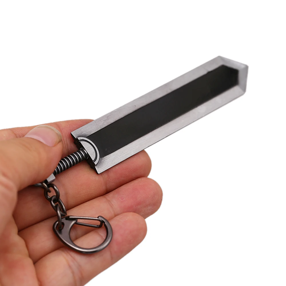 PORTE-CLES - ETUI A CLE,silver--Porte clés de jeu Berserk Guts, épée de ...