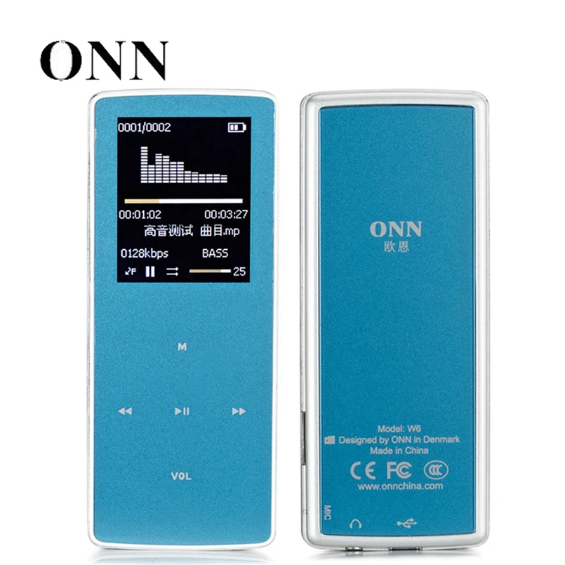 ⛄ Purchase ONN W6 Lossless Portable Digital Hifi Flac Sport Audio Mp 3 ...