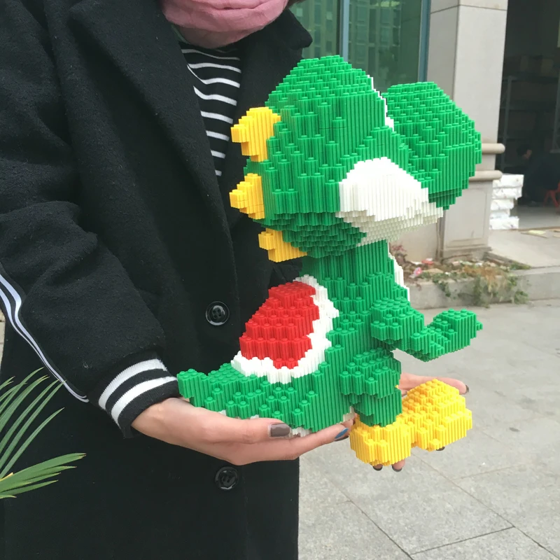 Xizai 8006 Video Game Super Mario Yoshi Big Monster 3D Model DIY Micro ...