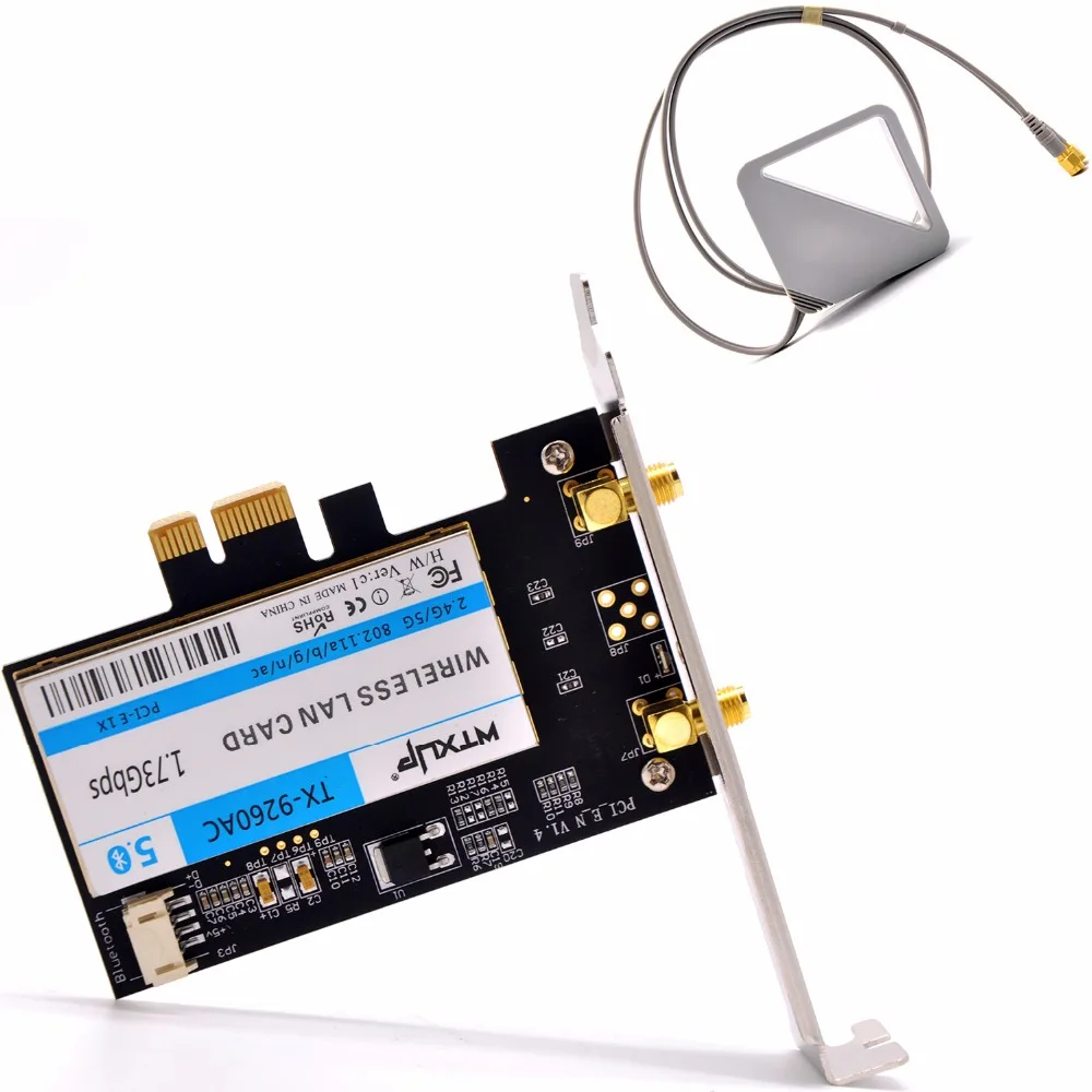 Wholesale Wireless AC 9260 Dual Band 802.11ac 1730Mbps Desktop PCI e ...