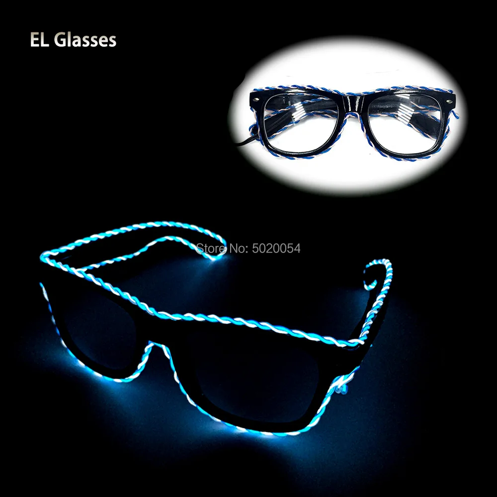 Gafas Con luz LED para fiesta, lentes luminosas de neón, 2 colores ...
