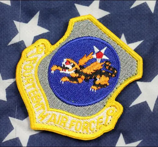 FOURTEENTH AIR FORCE Patch Cloth Tactical Patch Embroidery Morale ...