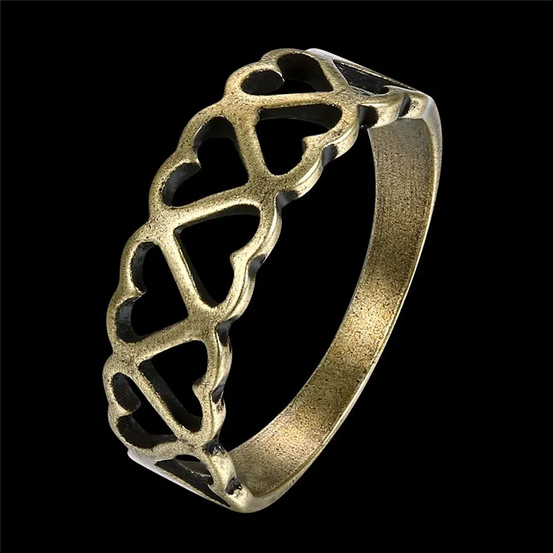 Ancient Bronze Color Series Ring Fashion Trend Ring Female Models ...
