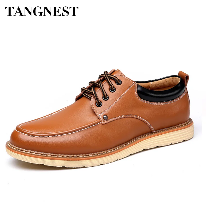 Tangnest Brand Men Business Shoes 2017 Casual PU Leather Oxfords Shoes ...