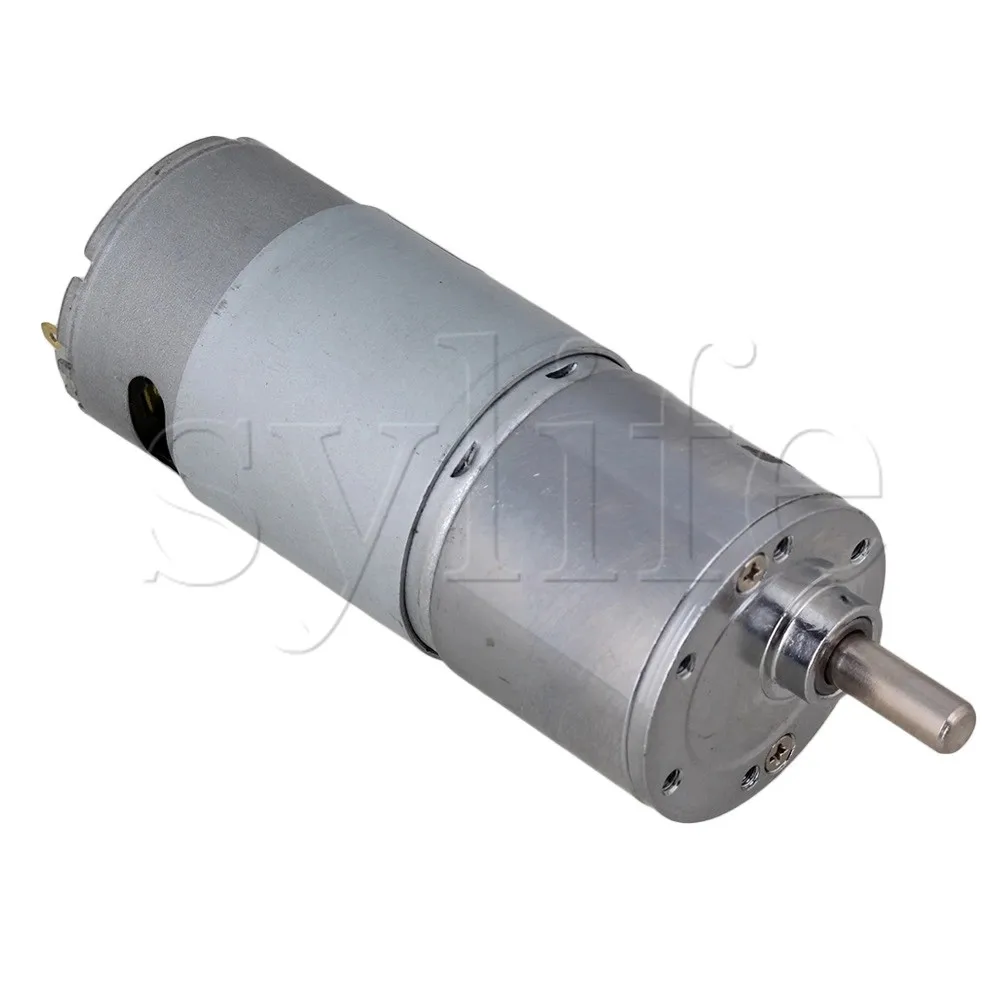 High Torque 12V DC 100 RPM Metal Gear Box Electric Motor for Speed ...