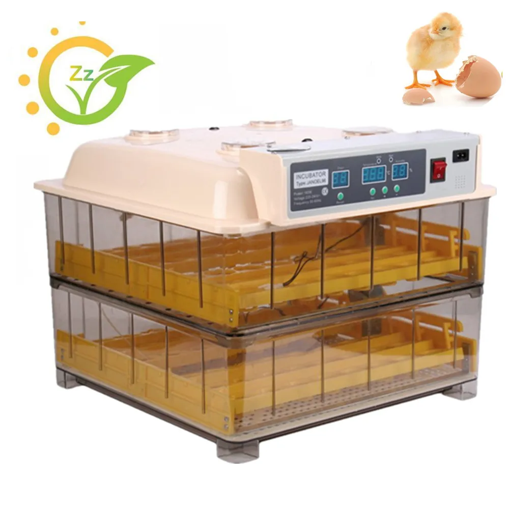Commercial fully automatic hatchers chicken 96 egg setter incubator ...