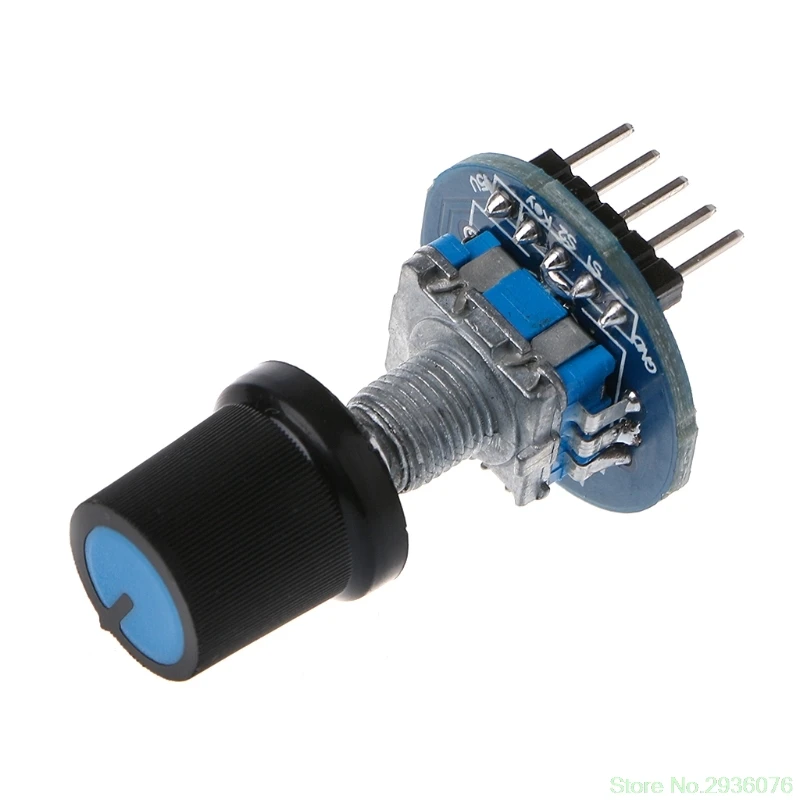 New Rotary Encoder Module Rotating Potentiometer Knob Cap Digital Control Module Drop Ship 11 In