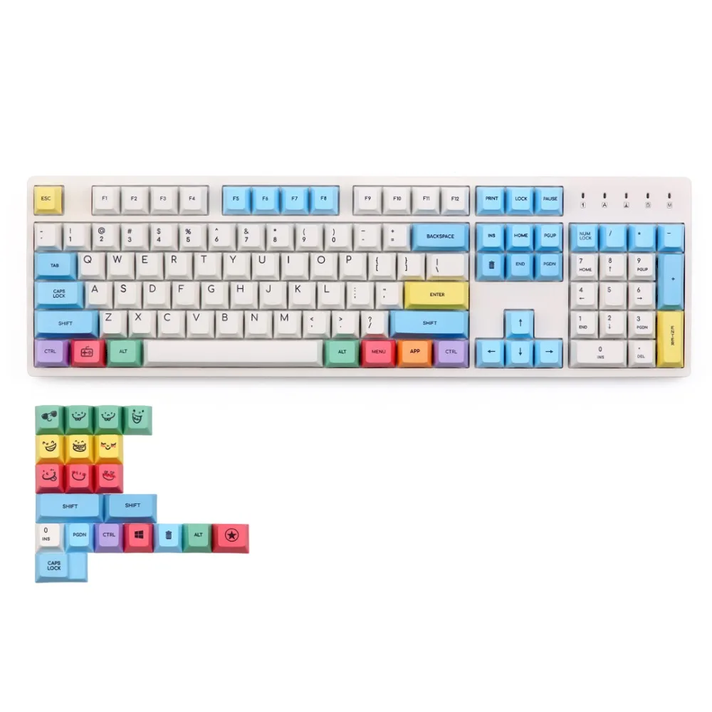 Keycap124 Keys Pbt Cherry Mx Mechanical Keyboard Keycaps Pc - AliExpress