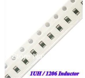 Envío libre! 500 unids/lote 1206 SMD inductor 1206/1UH, Chip inductor ...