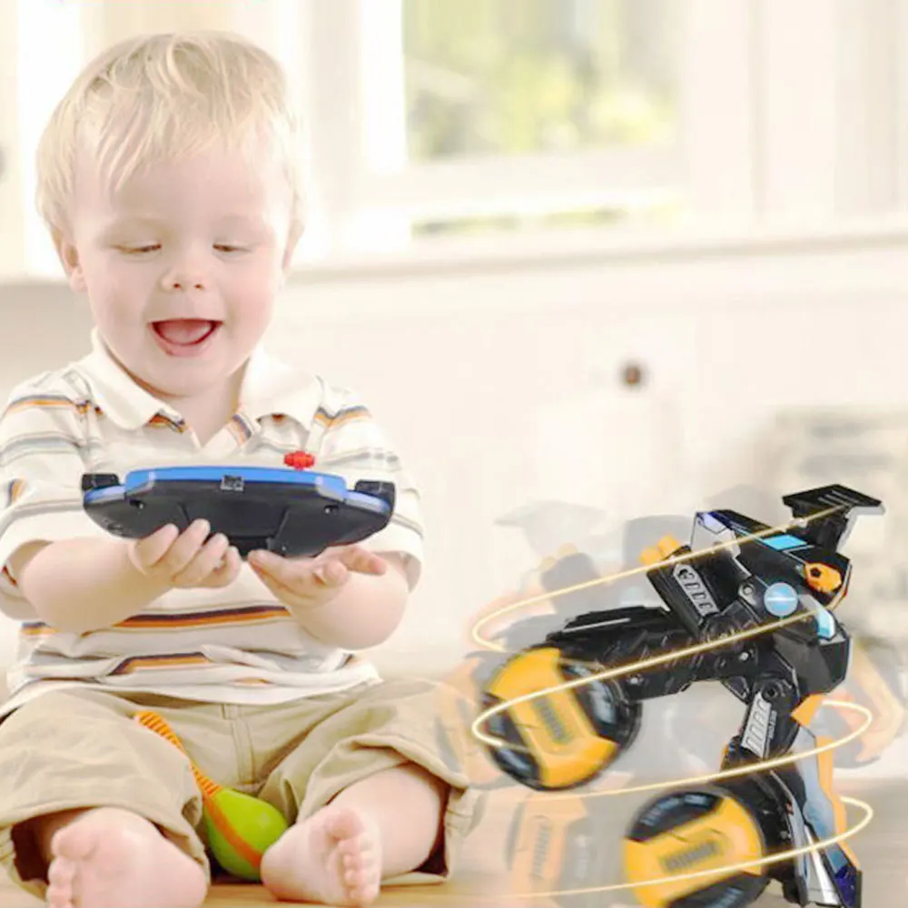 2.4g HD-225 RC Transform Car Robot Gesture Sensing Electronic RC Stunt ...