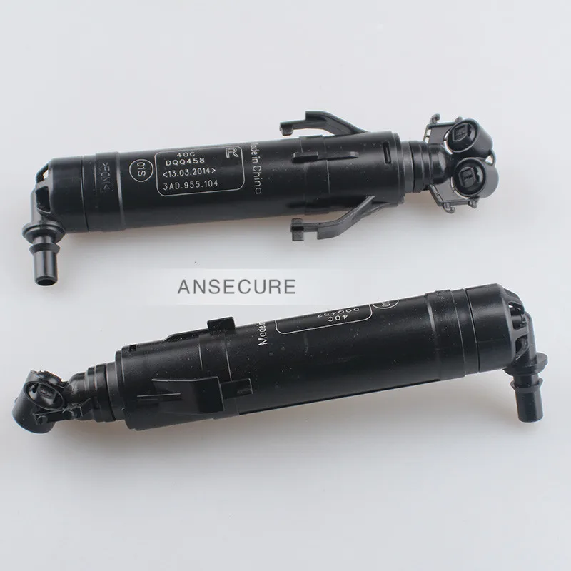 Pair Headlight Washer Sprayer Nozzles Motor For Vw Volkswagen Passat B7 ...