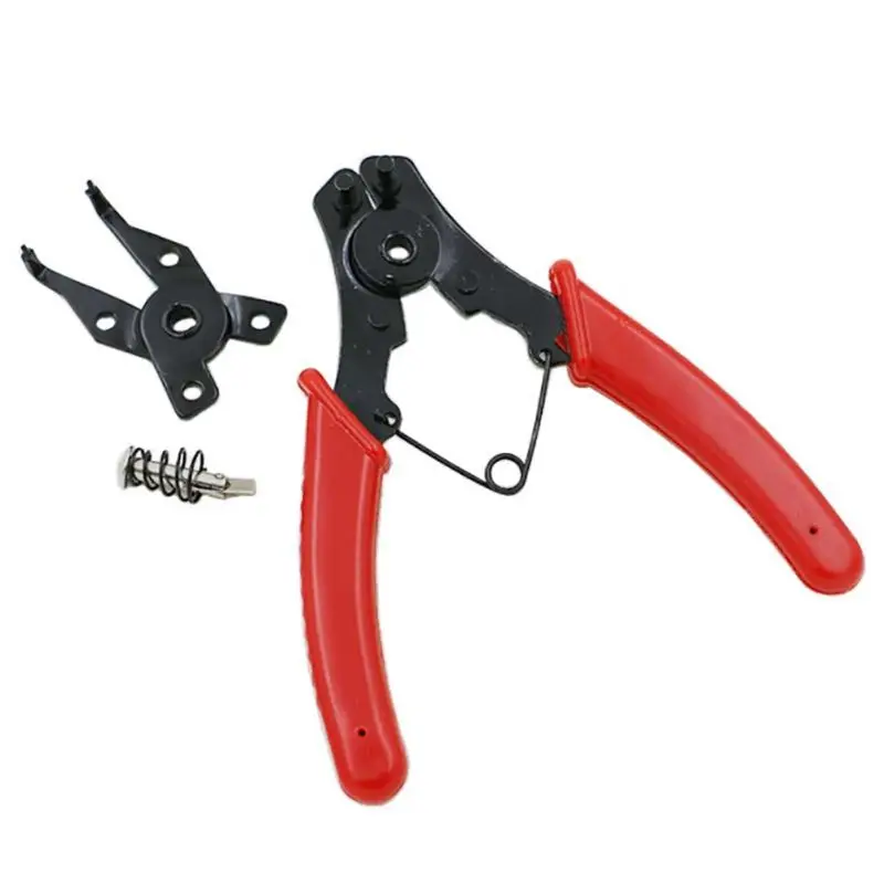 4 in 1 Multifunction Snap ring clamp Four heads Retaining ring pliers ...
