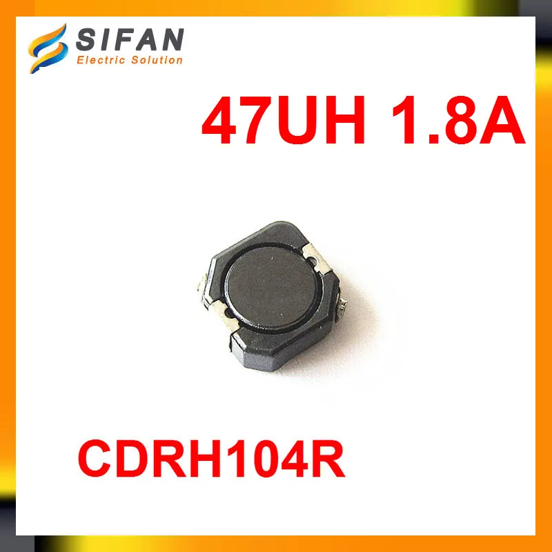 10 unids/lote CDRH104R 47UH 1.8A wirewound inductor de potencia|power ...