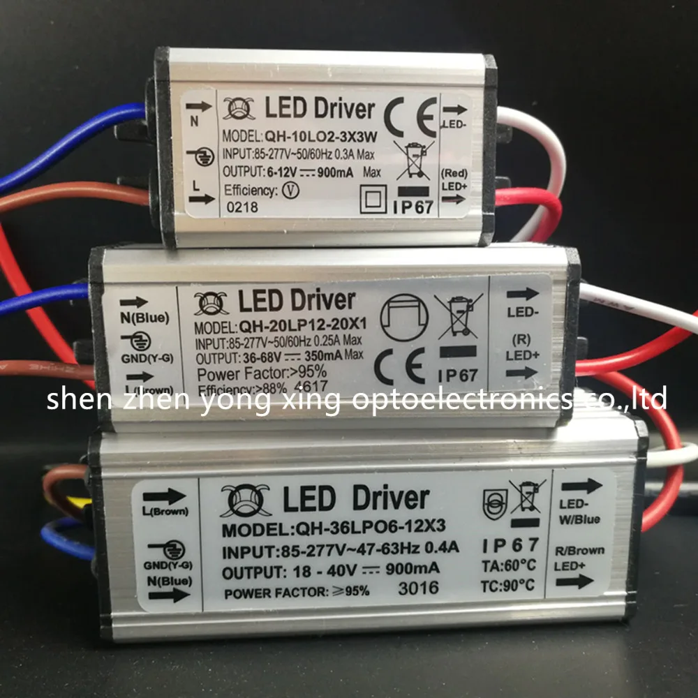 Water Proof Power Supply LED Driver 10w 20w 30w 50w 100w 150W 200W SMD ...