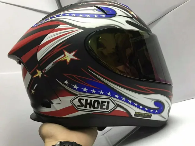 X12 motorcycle helmet full helmet American flag glory big eyes ...