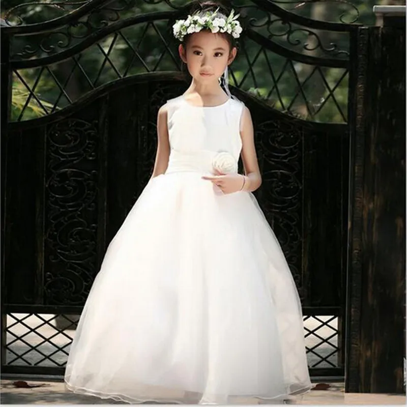 kids girl weddding dress girl children's clothing children's princess ...
