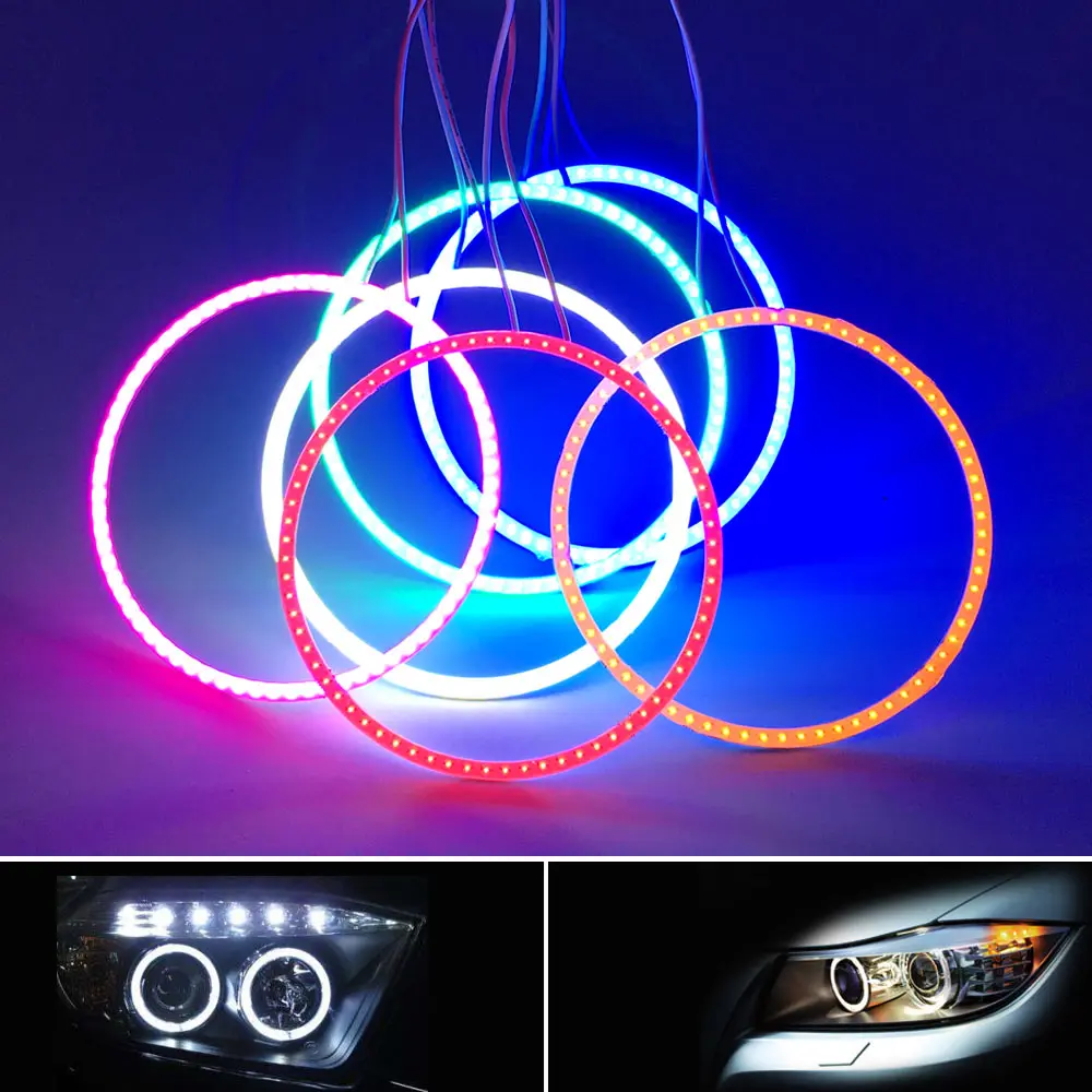 Luz LED COB de ojo de Ángel para coche, lámpara de decoración DRL, 6CM ...