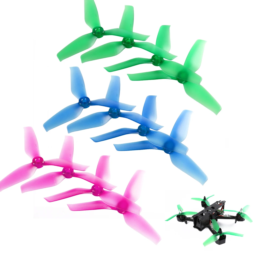 20pcs/lot 5042 Transparent 3 Blade Tri blade Plastic Props Propellers ...