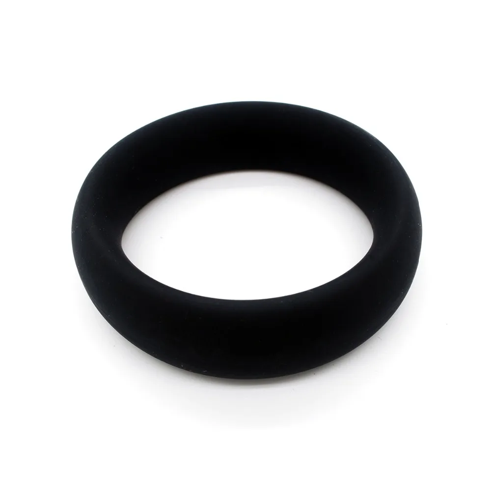 45mm Silicone Penis Ring Ball Stretcher Cock Ring Scrotum Stretcher