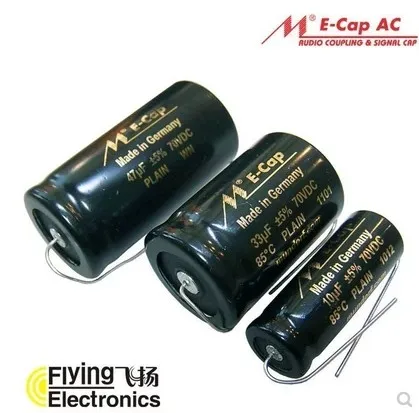 1bag/2pcs Mundorf Ecap AC Electrolytic Audio capacitor bipolar plain ...