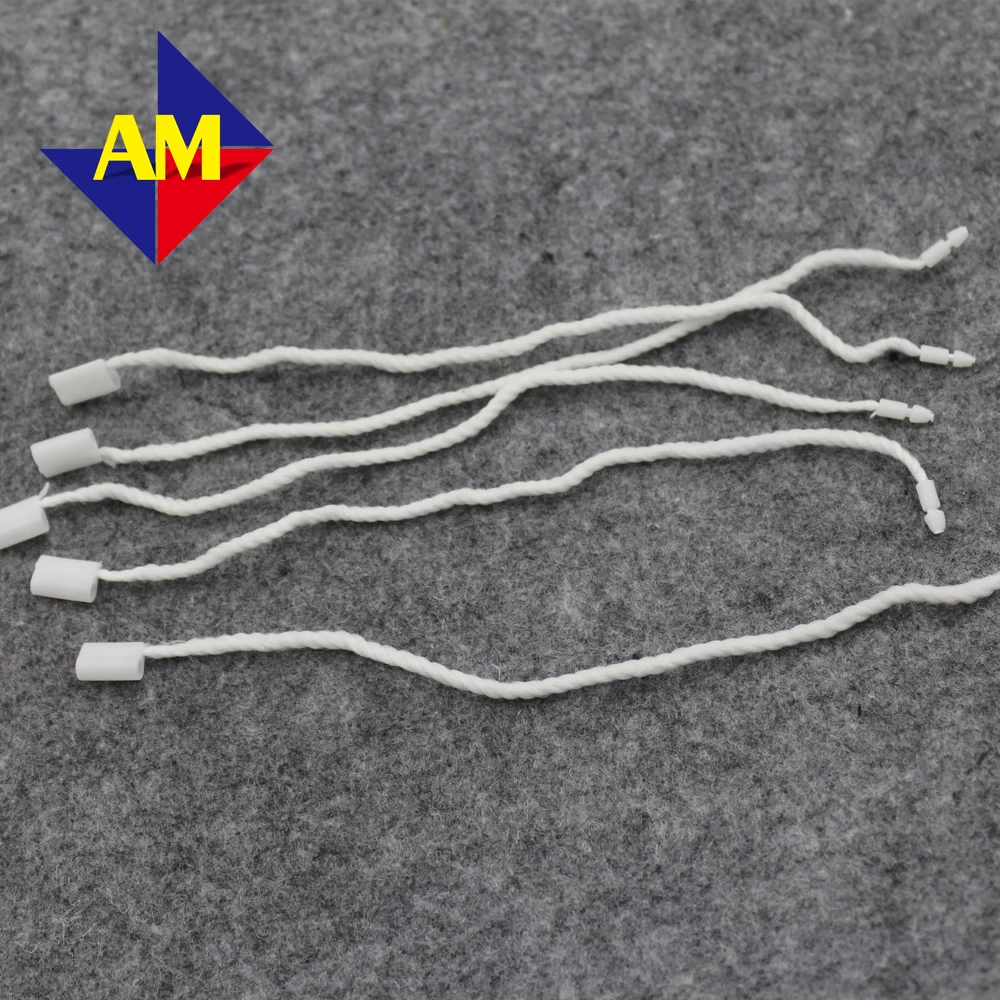 Free Shipping Seal Lock Cords For Clothing Hang Tag For Clothing String ...