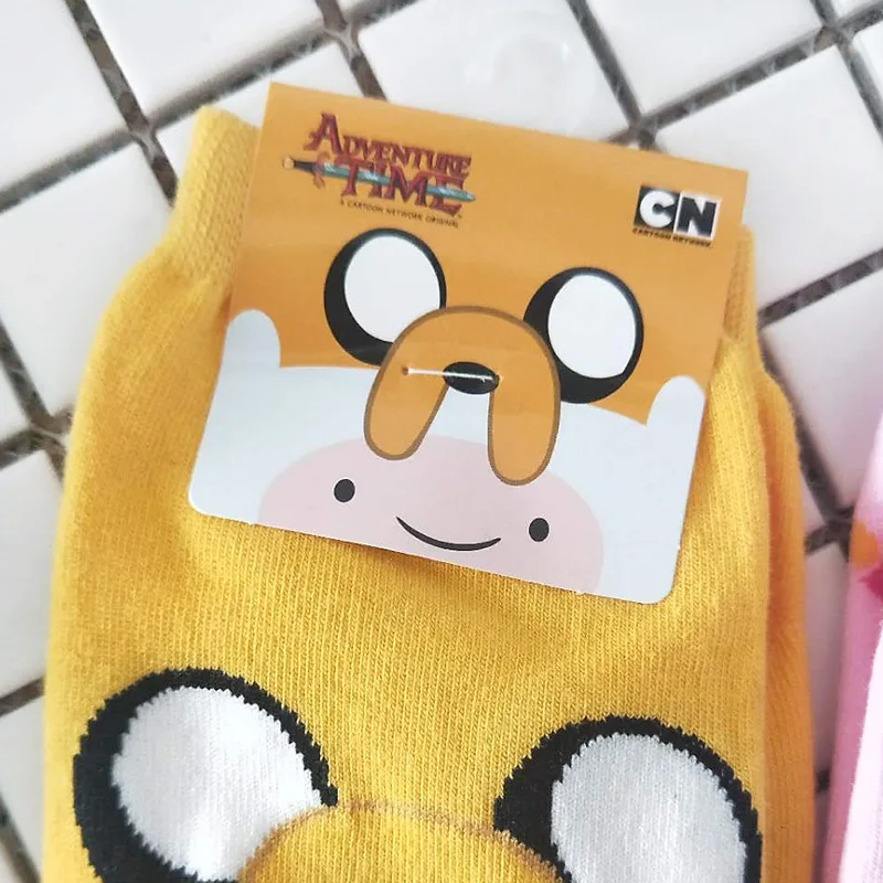 Anime Adventure Time with Finn and Jake socks women Finn cotton sock ...