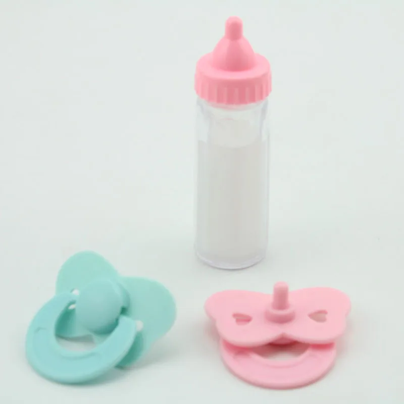 5SETS/LOT 2 Pacifiers+1 Feeding Bottle Wholesale Kids Mini Toys Reborn ...