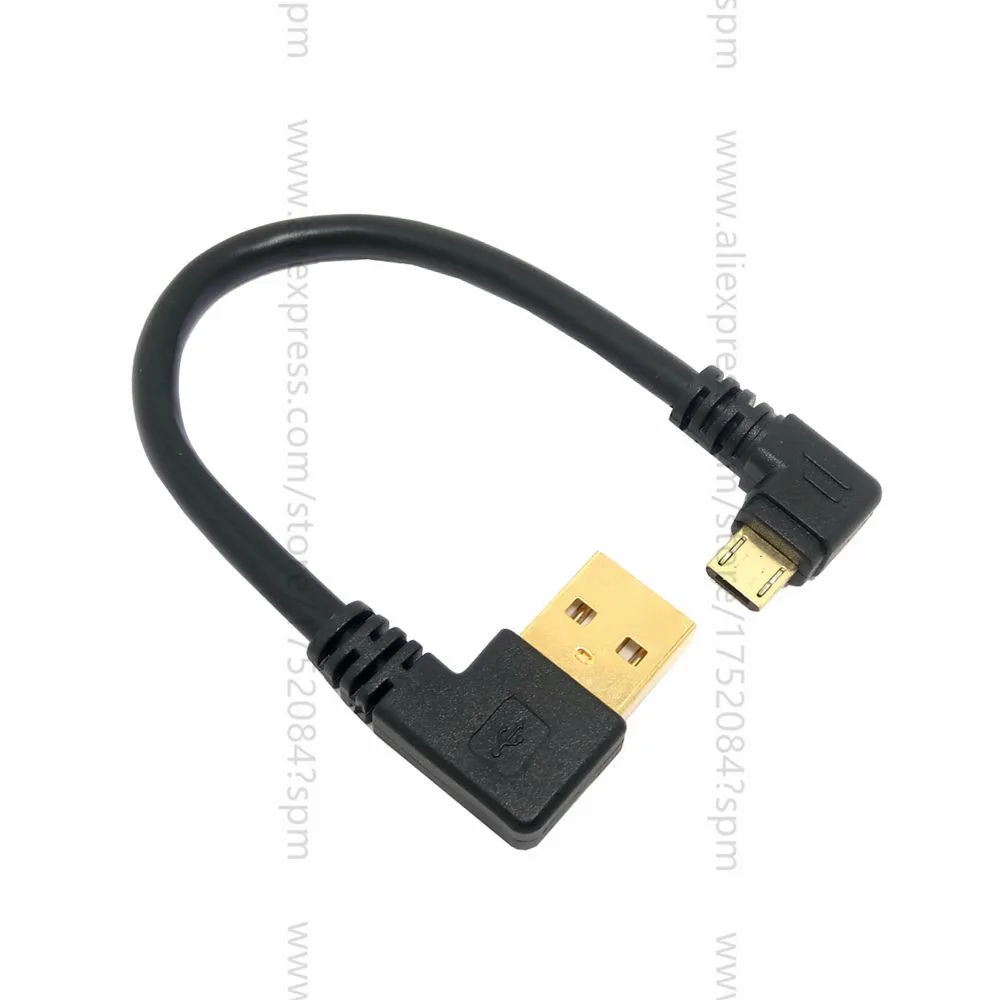 High Quality Gold Plated Plug Short 90 Degree Left Angle Usb A Male To ...
