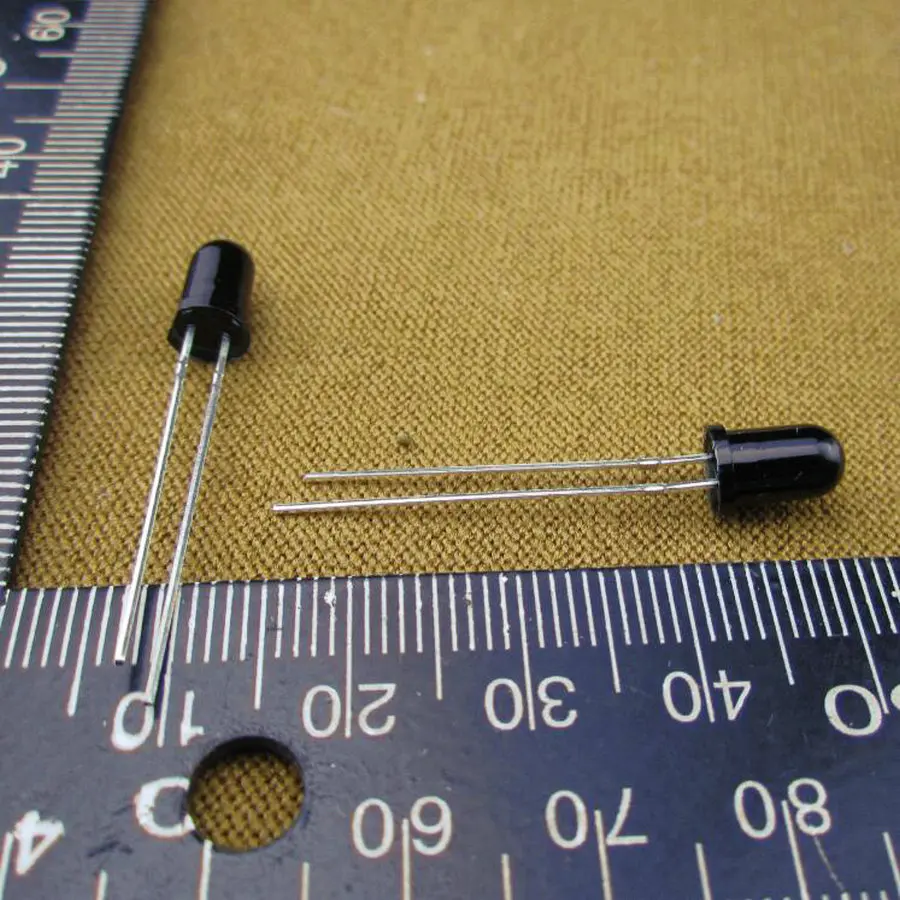 100pcs 940nm Infrared Led 5mm Ir Led 940nm Transmitter Phototransistor Detector Sensor 5mm Ir