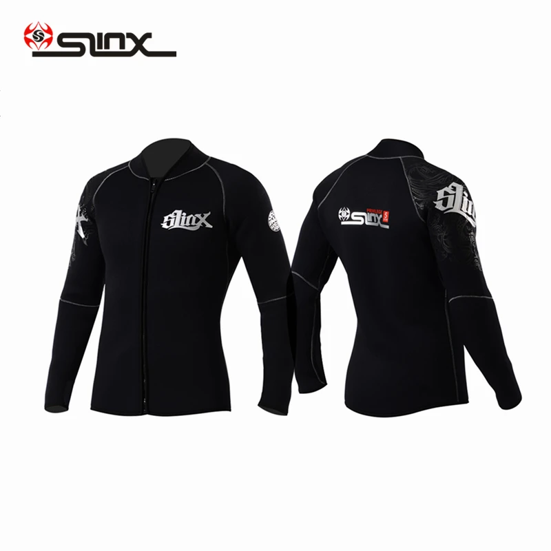 Slinx 5mm Neoprene Unisex Winter Scuba Diving Jacket Fleece Lining Dive