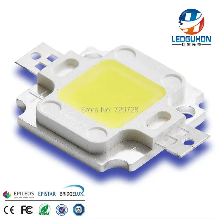 10 watts white high power led module with Bridgelux chip and square ...