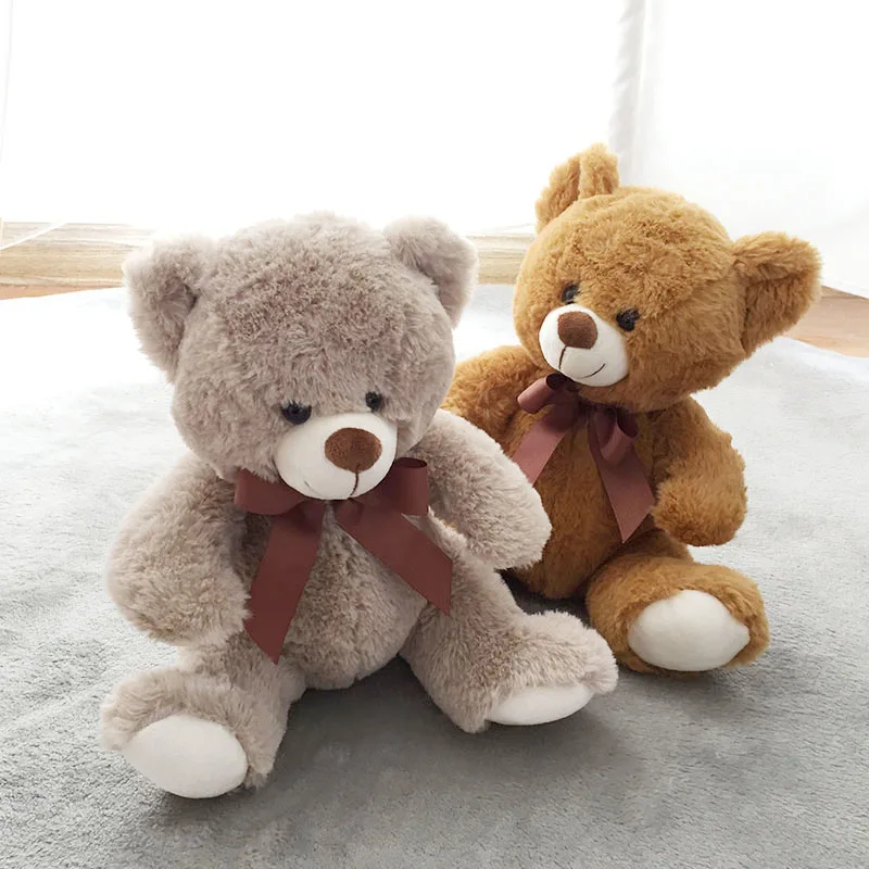 25cm Mini Teddy Bear Plush Toys Cute Soft Stuffed Baby Toys Animals Ted ...