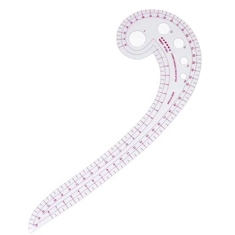 1-PCS-Affordable-11-8-Long-Comma-Shaped-Plastic-Transparent-French ...