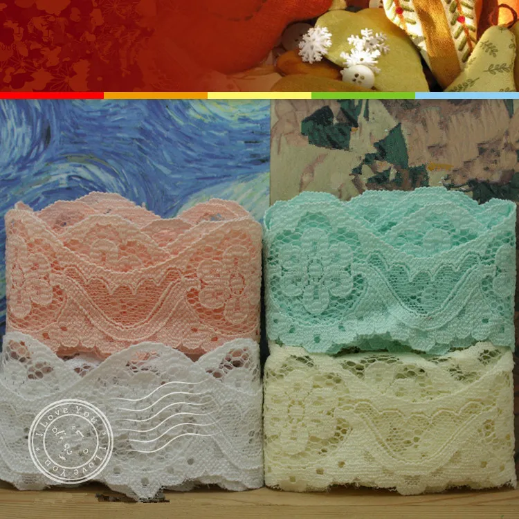 3.5cm width 12Meters/lot Lace Trim Handmade DIY Sewing Material Wedding ...