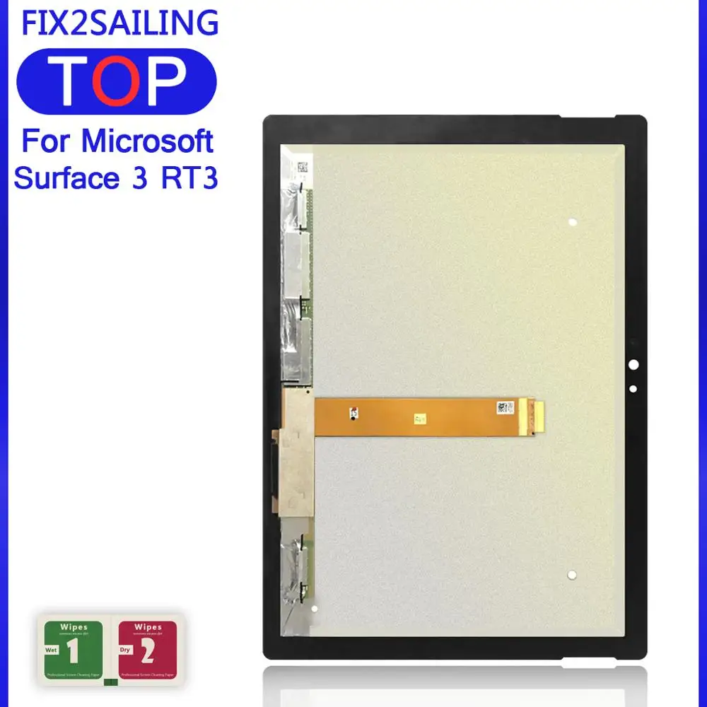 ใหม่ LCD LCD จอแสดงผล Touch Screen Digitizer สำหรับ Microsoft Surface 3 ...