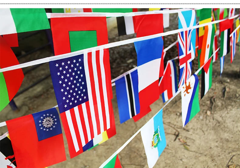 No. 8 32 countries in a string of flags of all countries in the world ...