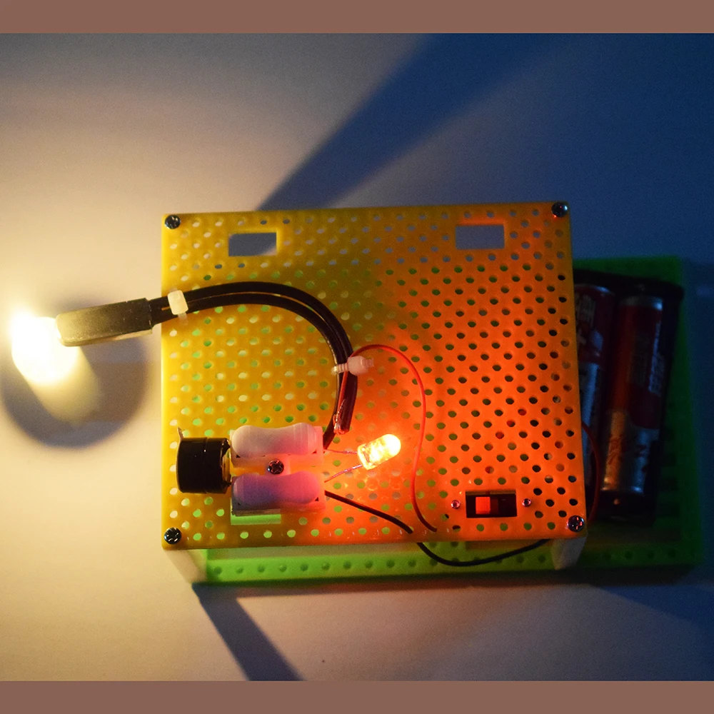 Fire alarm model/scientific physics experimental Educational toys/DIY ...