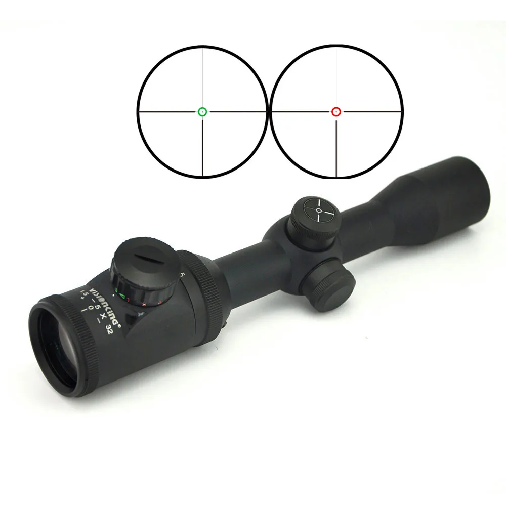 Visionking 1.5 5x32 Wide Angle Riflescope Hunting Rifle Scope W/D 21mm ...