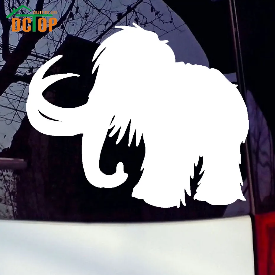 Wooly Mammoth Mastodon Car Sticker Animal Vinyl Adhesive Removable ...