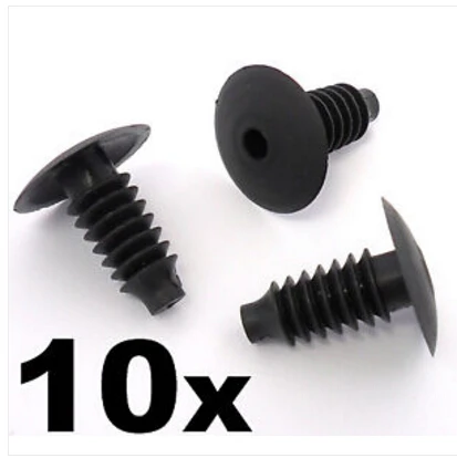 10x For Vw Plastic Trim Clips- Bung Interior Door Boot Lining Roof ...