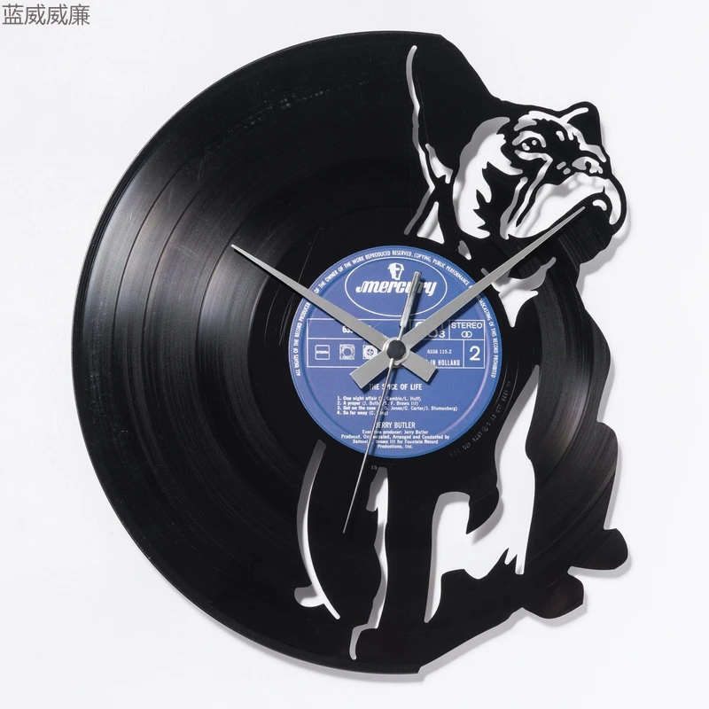 wall digital clock led wall clocks living room decoration vinyl disc ...